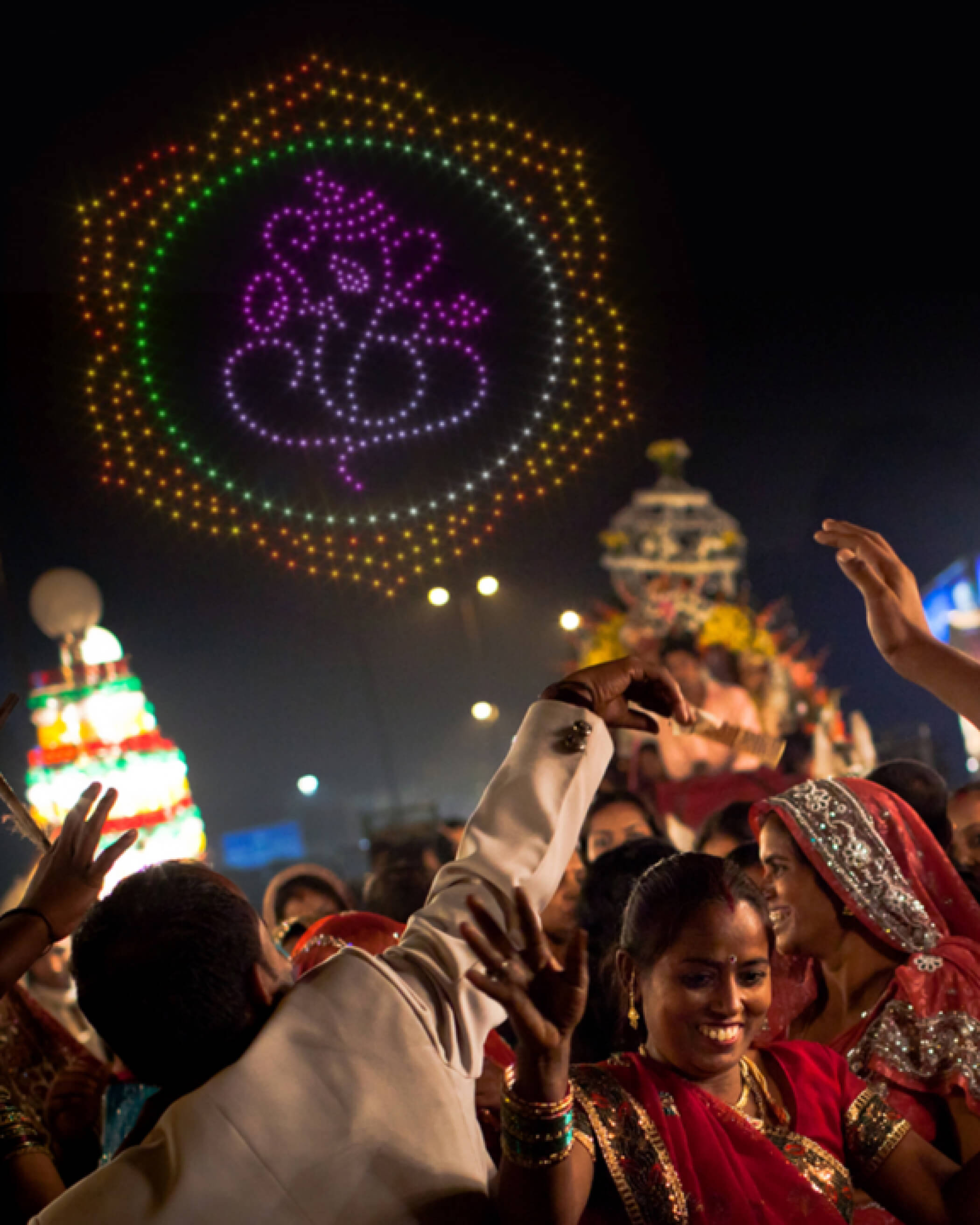 Drone Light Shows in India by Agnifly