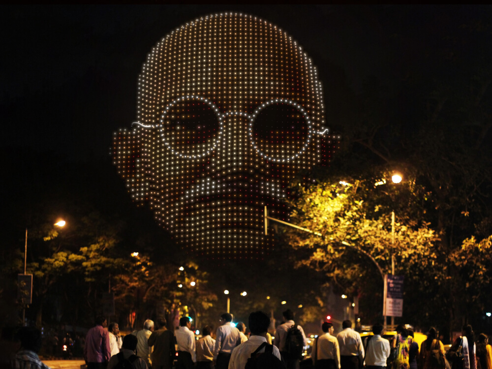 Drone Light Shows in India by Agnifly